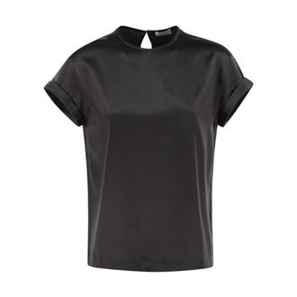Brunello Cucinelli Damen, Blusen & Hemden, Grau, SGr&ouml;&szlig;e