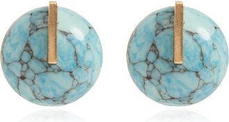 Cult Gaia Femme, Accessoires, Bleu, Taille: ONE Size Una Clip-On Earrings