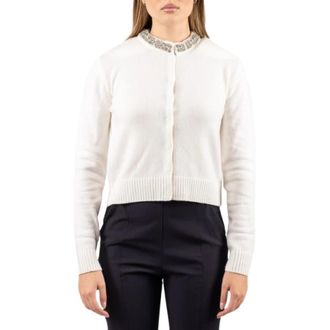 Pinko Long Sleeve Tops - - Knitwear - Damen - Wei&szlig; - L