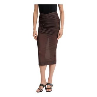 Aniye By Jupe Midi - Femme - Jupes - Brun - Taille: 40 FR