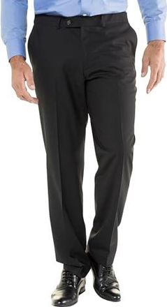 JP1880 Hommes Grandes tailles L-8XL Pantalon de costume coupe droite ZEUS noir 64 705516 10-64