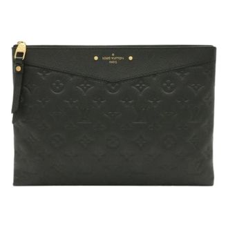Louis Vuitton Pre-owned Monogram Empreinte Clutch - - Pre-owned - Damen - Schwarzk - ONE SIZE