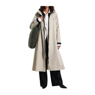 Stutterheim Mosebacke Long Lightweight Zip - - Coats - Damen - Beige - S