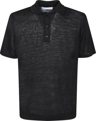 Costumein Homme, Tops, Noir, Taille: XL Polo Noir en Coton D&eacute;grad&eacute;