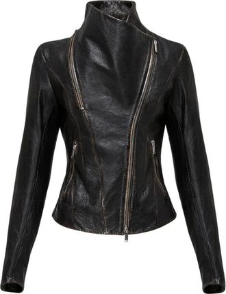 VSP Vsp, Femme, Vestes, Brun, Taille: 40 FR Edna Leather Jacket