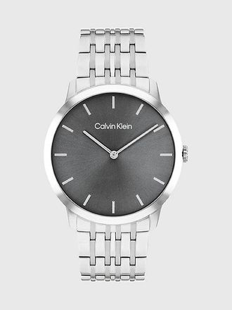 Calvin Klein Armbanduhr Mit Sonnenschliff-zifferblatt - Silver - Gender-inclusive Erwachsene - Einheitsgröße