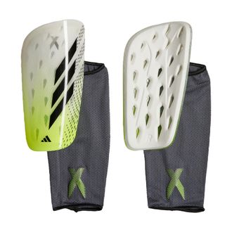 adidas IA0841 X SG LGE Shin guards Unisex Adult white/black/lucid lemon Gr&ouml;&szlig;e XL