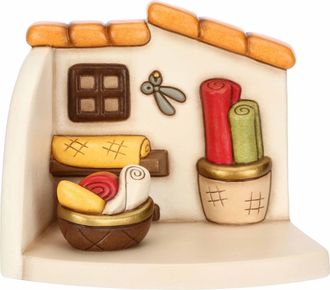 Thun Bottega Della Sarta aus hochwertiger Keramik, Kollektion Klassische Krippe, Figuren für Weihnachtskrippe, Sammlerstück, 15,6 x 10,8 x 12 cm