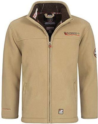 Geographical Norway Distribrands Ubolt Men - Polaire Epaisse Homme Chaude Fermure Zip - Veste Sweats Hiver Chaud Hommes Doux - Sweat Doublure Longues Manches - Ideal Auto