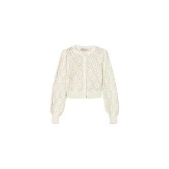Twinset Femme, Pulls, Beige, Taille: 36 FR Coreana Cardigan