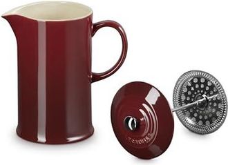 LE CREUSET Le Creuset Kaffeebereiter aus Steinzeug, 1 L, Garnet, 60706089490003