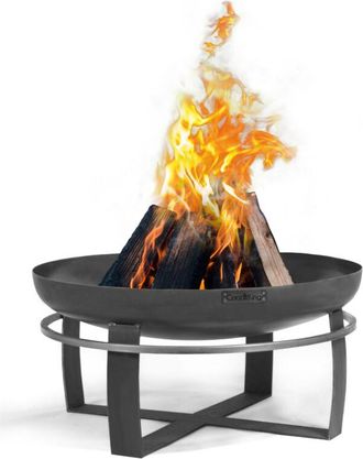 Cook King Cookking - Stahl Feuerschale Viking &oslash; 80 Schwarz &oslash; 80x36 cm