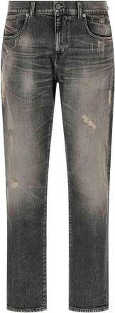 Diesel Straight Leg Jeans - Grau