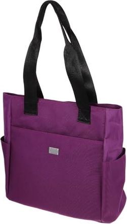 BESTONZON Paquet Cabas pour Femmes Grosse Capacité en Toile et Tissu Oxford Paquet à Main Multifonction Poignées Confortables Utilitaire Vacances Shopping