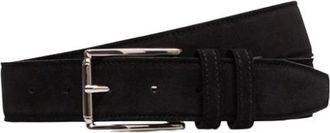 Kiton Ceinture en cuir de veau - Homme - Accessoires - Noir - Taille: 85 CM