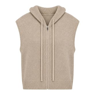 2-Biz Mathilde Weste - - Jackets - Damen - Beige - S/M