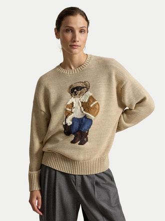Polo Ralph Lauren Pullover 211B23917001 Hellbeige Oversize