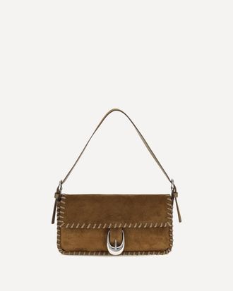 Staud Harlow suede Shoulder Bag Female UNI