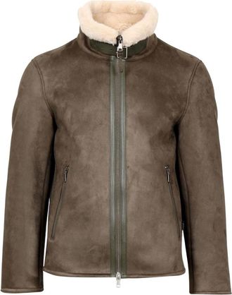 AT.P. CO Faux Shearling Jacke - - Jackets - Herren - Gr&uuml;n - L