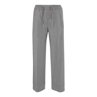 Ql2 Quelledue QL2 Quelledue - Pantalon en laine stretch - Femme - Pantalons - Gris - Taille: 44 FR