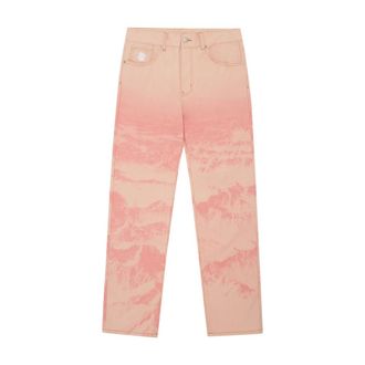 Billionaire Boys Club Rosa Mountain Print Denim Hose - - Jeans - Herren - Rosa - W28