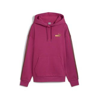 Puma Puma Damen Essentials Logo Fleece Hoodie (Erh&auml;ltlich in &Uuml;bergr&ouml;&szlig;e), Rosa, Pink, M