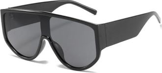 Generic Lunettes De Soleil &Agrave; Monture Large For Hommes Et Femmes, Id&eacute;ales For Les Soir&eacute;es, D&eacute;placements Ou Le Sport(Black)