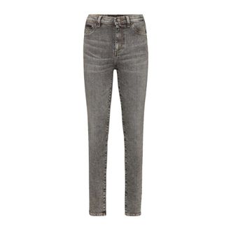Philipp Plein High Waist Jeggings - - Jeans - Damen - Grau - W29