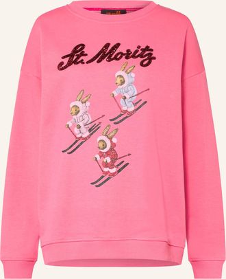 Miss Goodlife Miss Goodlife Sweatshirt Mit Pailletten rosa