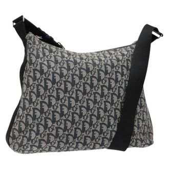 Dior Pre-owned Trotter Canvas Schultertasche - - Pre-owned - Damen - Blau - ONE SIZE