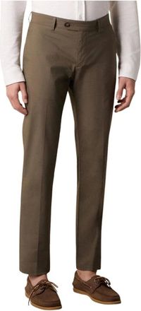Brooks Brothers Homme, Pantalons, Vert, Taille: W31 Chino en popeline de coton stretch