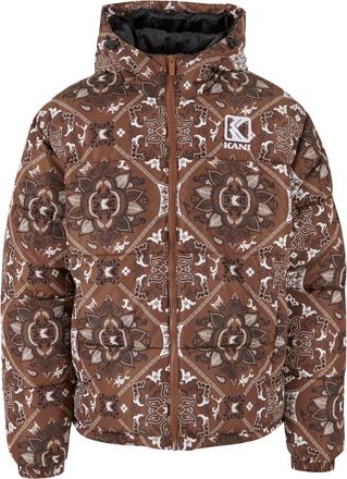 Karl Kani Herren KM233-037-2 KK OG Paisley Puffer Jacket XL brown