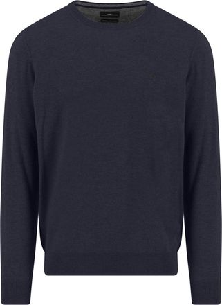 Fynch-Hatton Pullover aus Woll-Kaschmir-Mix mit Rundhalsausschnitt Navy/XXL