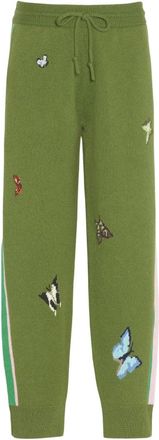 Barrie Pantalon Butterfly - Femme - Pantalons - Vert - Taille: 40 FR