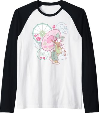 Disney Daisy Duck Cherry Blossom Festival Spring Sakura Raglan