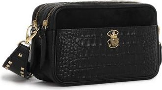 CLARIS VIROT Sac Lily en cuir embossé croco