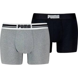 Puma Herren Unterhose EVERYDAY PLACED LOGO BOXER 2P
