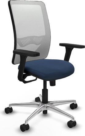 Piqueras y Crespo Schreibtischstuhl Zulema mit 3D-Armlehnen, h&ouml;henverstellbare Lendenwirbelst&uuml;tze, ausgestattet mit Sincro 3 Positionen und Schneidschaum, mit Rollen vo