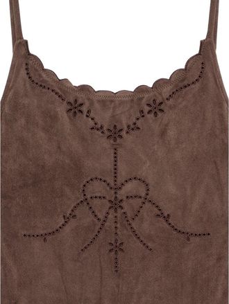 Frankies Bikinis Dessu Bikini Set - Brown