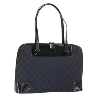 Gucci Sac &agrave; main en toile Pre-owned - Femme - Pre-owned - Noir - Taille: ONE Size