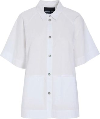 Bitte Kai Rand Femme, Blouses et Chemises, Blanc, Taille: 42 FR Classic Short Sleeve Shirt