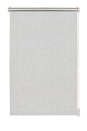 Gardinia EASYFIX Rollo mit Thermo-Rückseite zum Klemmen oder Kleben, Verdunklungsrollo ohne Bohren, Hitzeschutz, Energiesparend, Grau gepunktet, 100 x 150 cm (