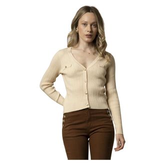 Kocca Damen, Strickwaren, Beige, LGröße