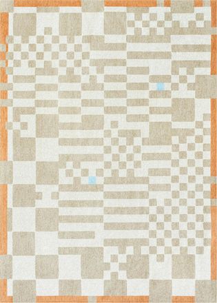 Louis De Poortere Louis De Poortere Teppich Craft Chess beige