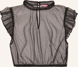 Kr&uuml;ger Kr&uuml;ger Dirndlbluse Eveline Aus Mesh schwarz
