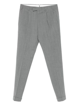 Pantaloni Torino Hose mit verdecktem Verschluss - Grau