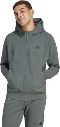 adidas Z.N.E. WTR Sweat &agrave; capuche zipp&eacute; pour homme, Legend Ivy, XXL
