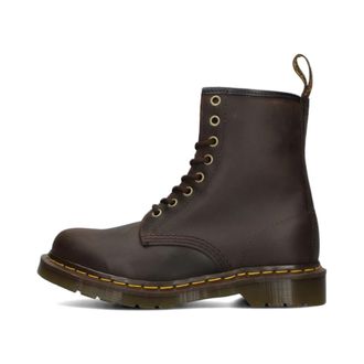Dr. Martens Braune Leder Schn&uuml;rstiefel - - Shoes - Herren - Braun - 43 EU