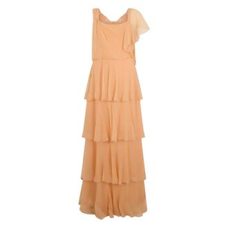 Alberta Ferretti Femme, Robes, Rose, Taille: 38 FR Long Dress with Different Straps