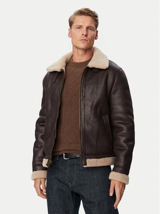 Guess Kunstfellmantel M6BL40 W4152 Schwarz Regular Fit